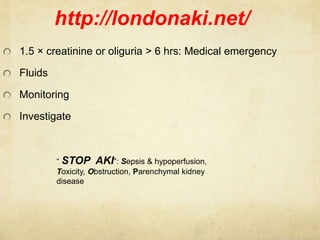 Acute kidney injury: Perioperative implications | PPTX