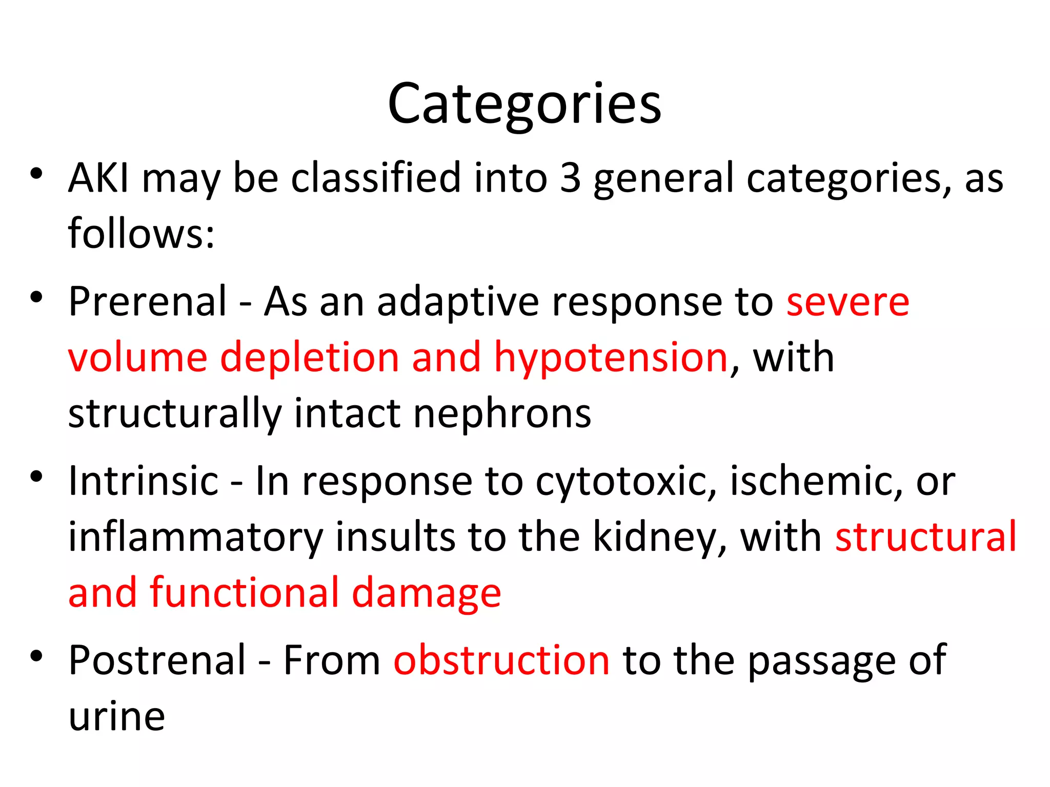 Acute kidney injury | PPT