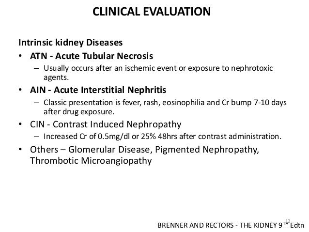 Acute kidney injury