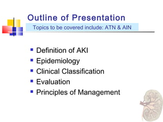Acute kidney Injury | PPT