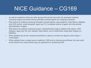 Acute kidney injury | PPTX
