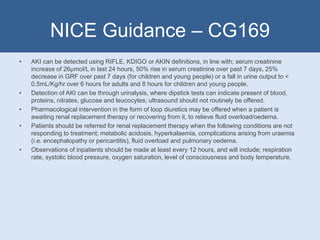 Acute kidney injury | PPT
