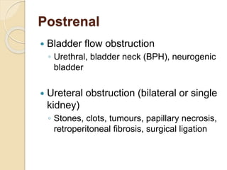 Acute kidney injury | PPTX