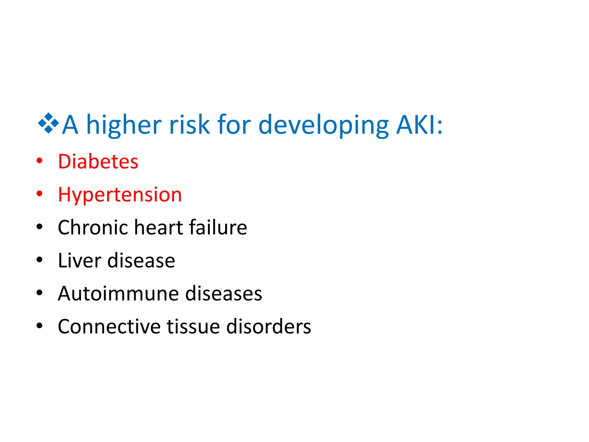 Acute kidney injury | PPTX