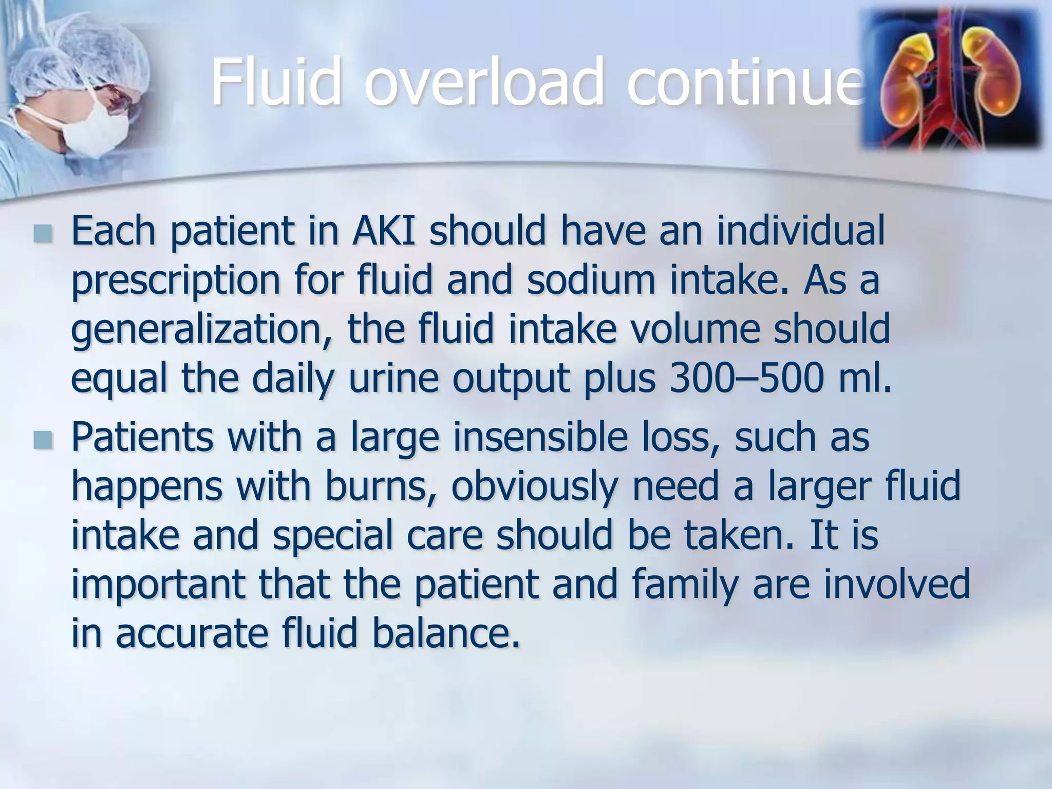 Acute kidney injury | PPTX