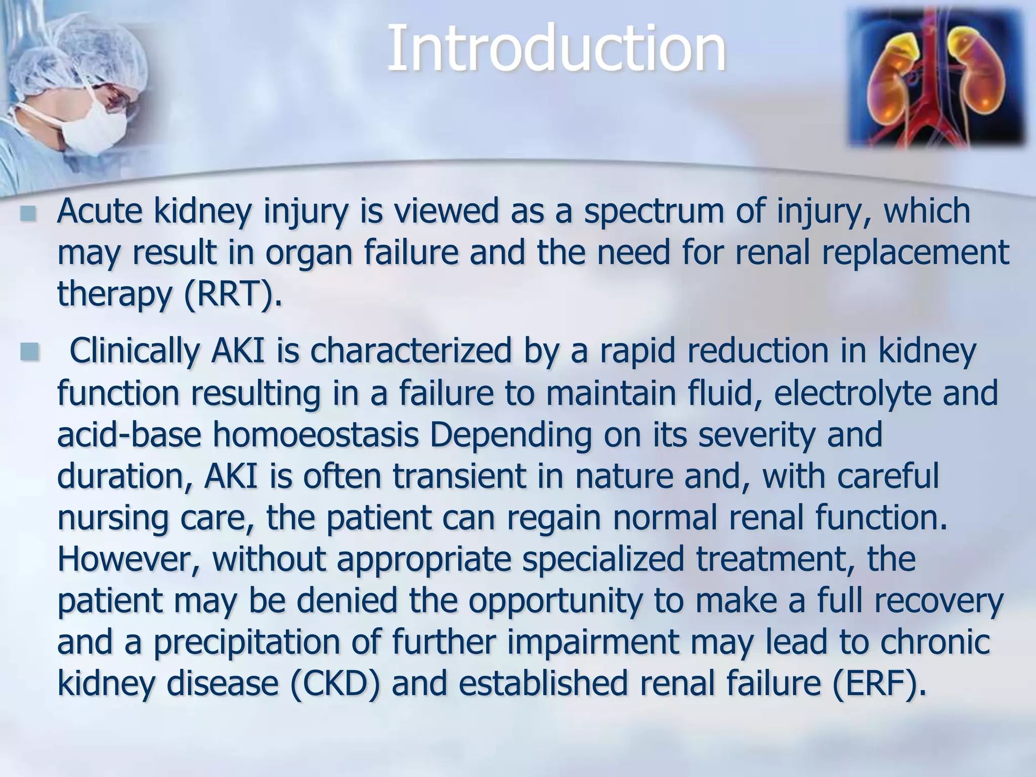 Acute kidney injury | PPTX