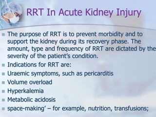 Acute kidney injury | PPTX