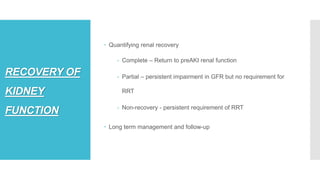 Acute kidney injury | PPTX