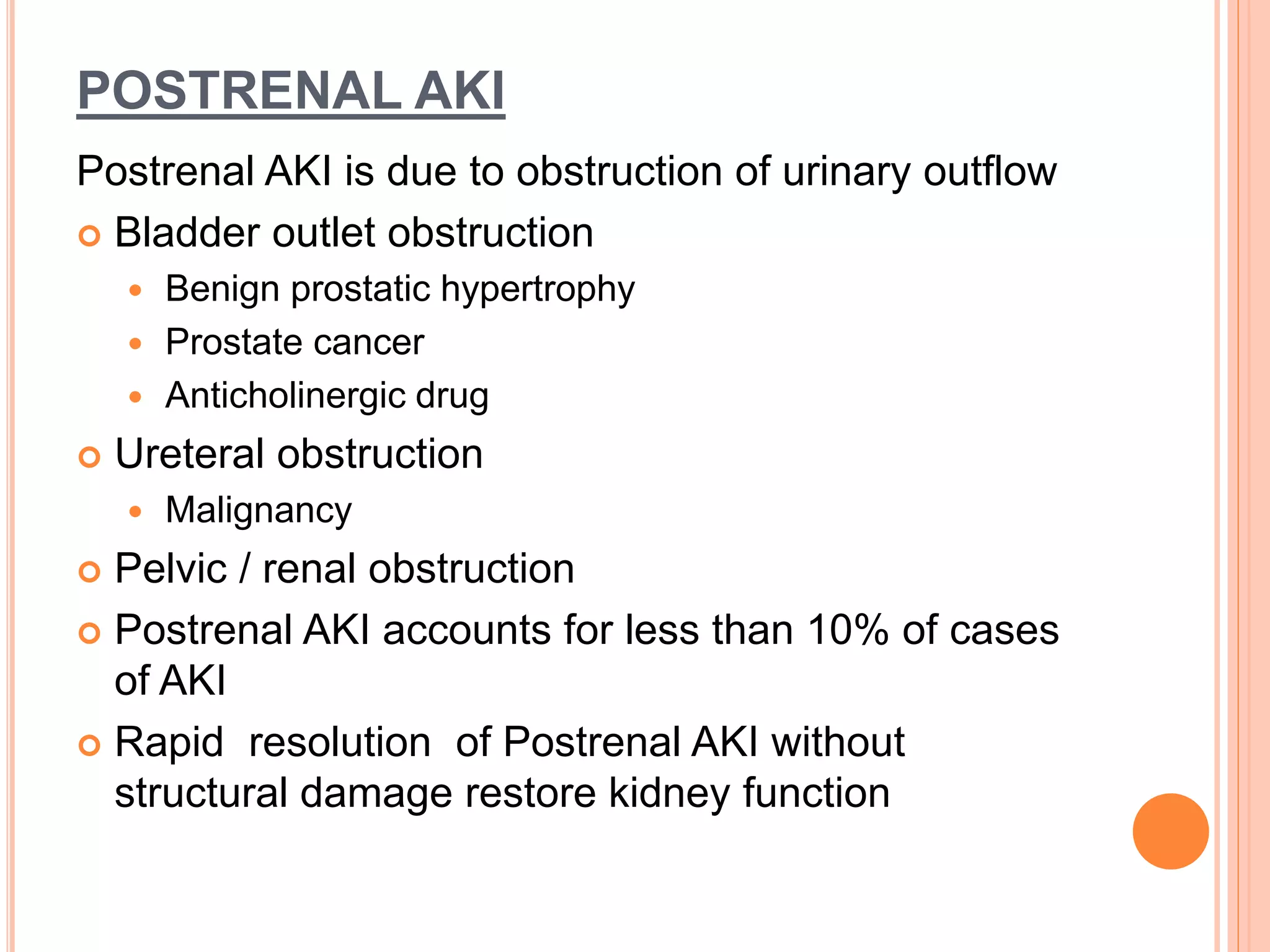Acute kidney injury | PPTX