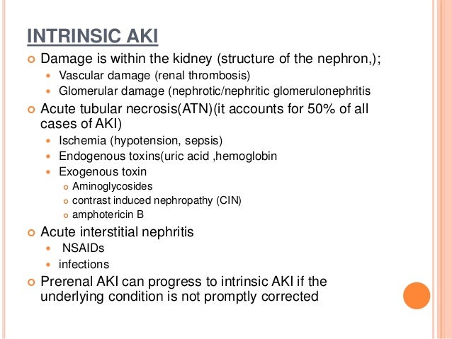 Acute kidney injury