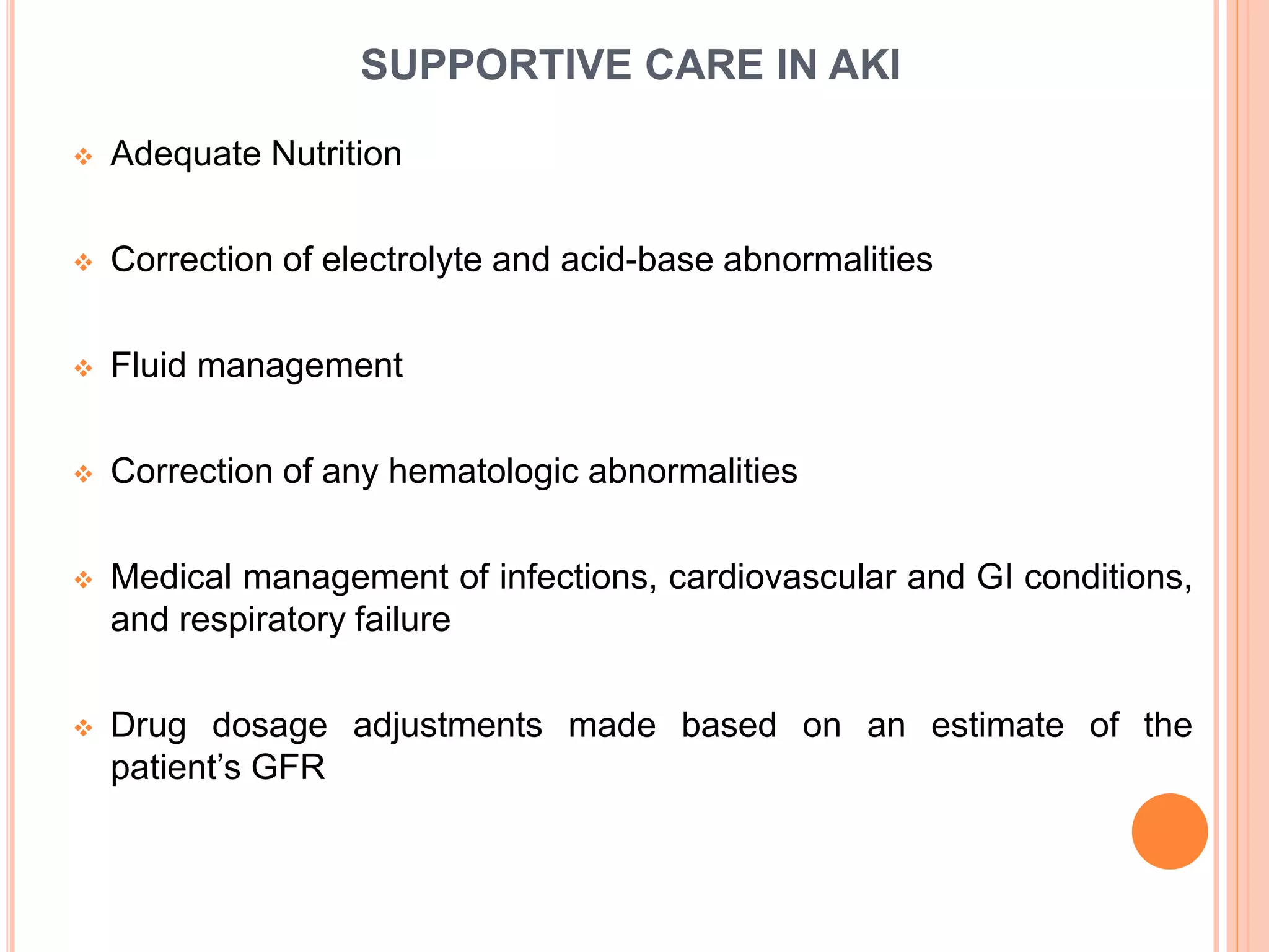Acute kidney injury | PPTX