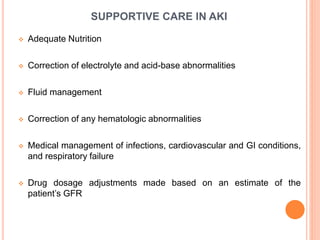 Acute kidney injury | PPTX