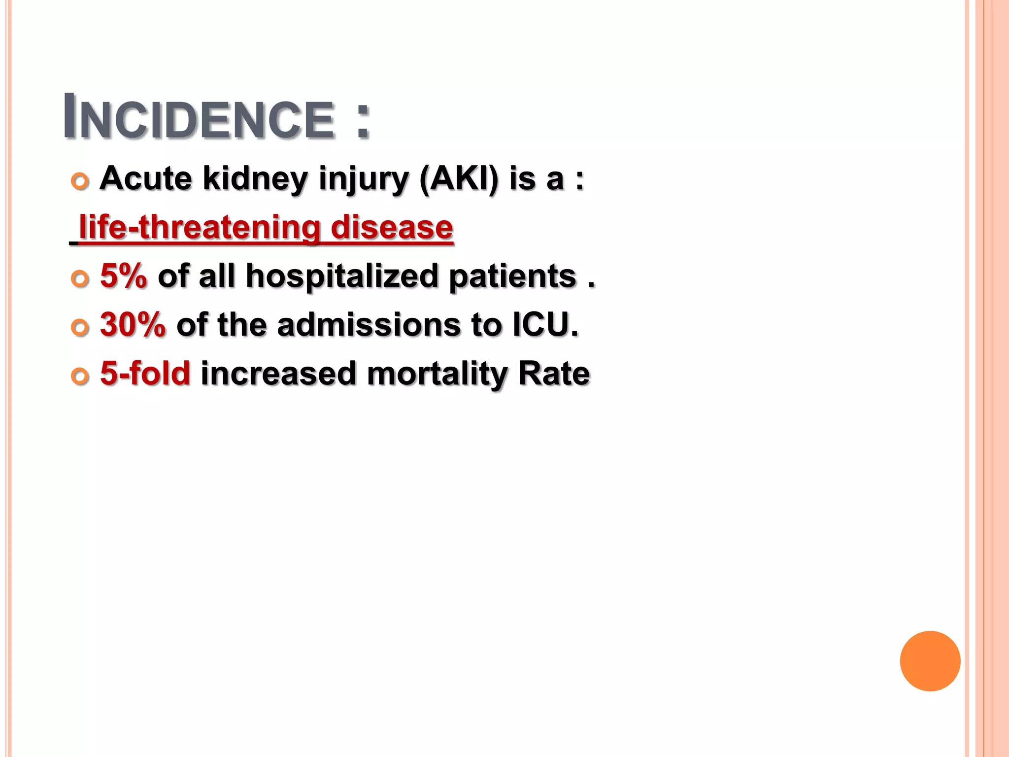 Acute kidney injury | PPT
