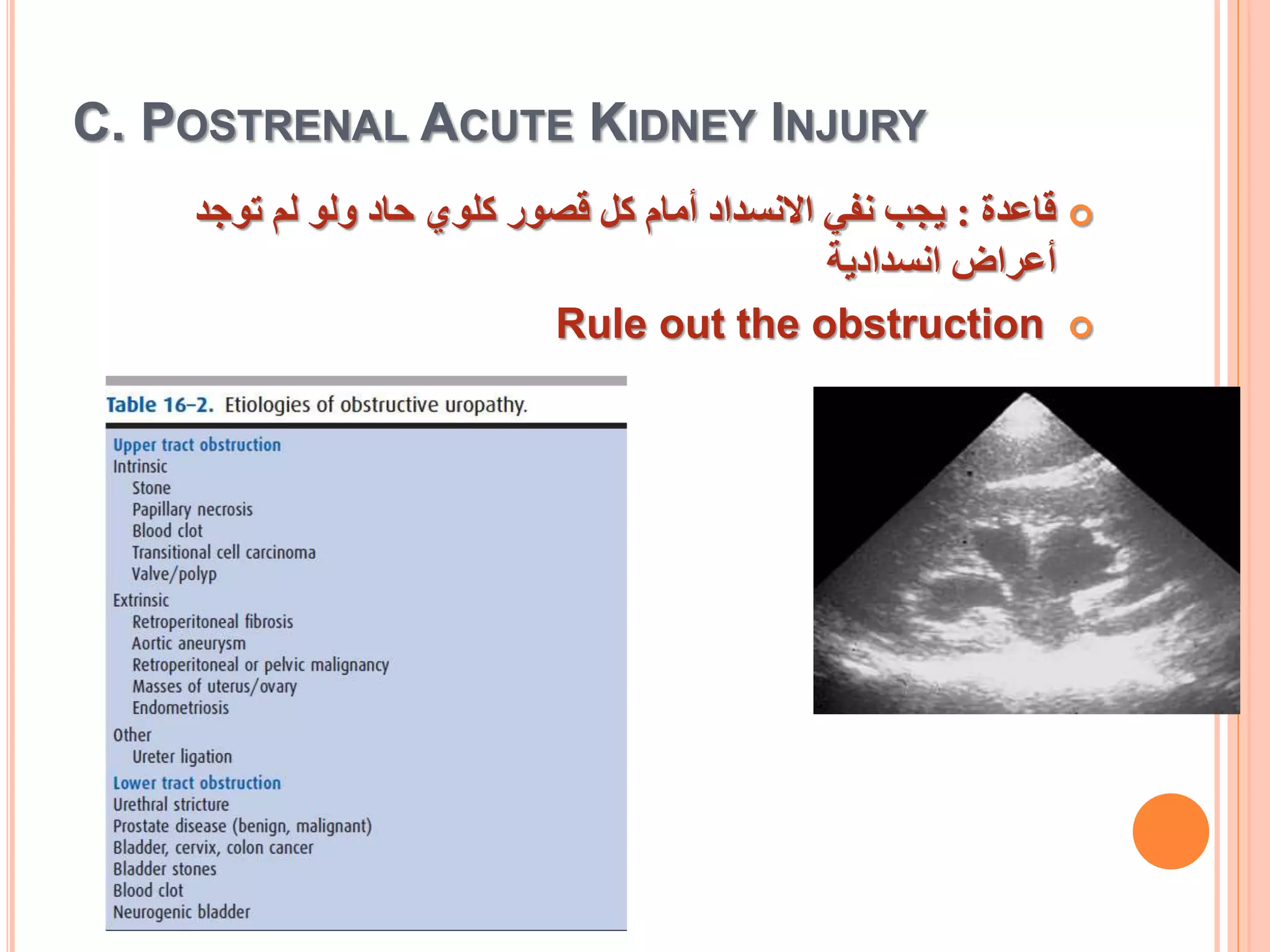 Acute kidney injury | PPT