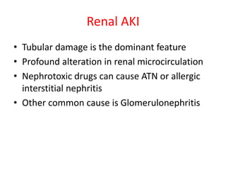Acute kidney injury (AKI) | PPT