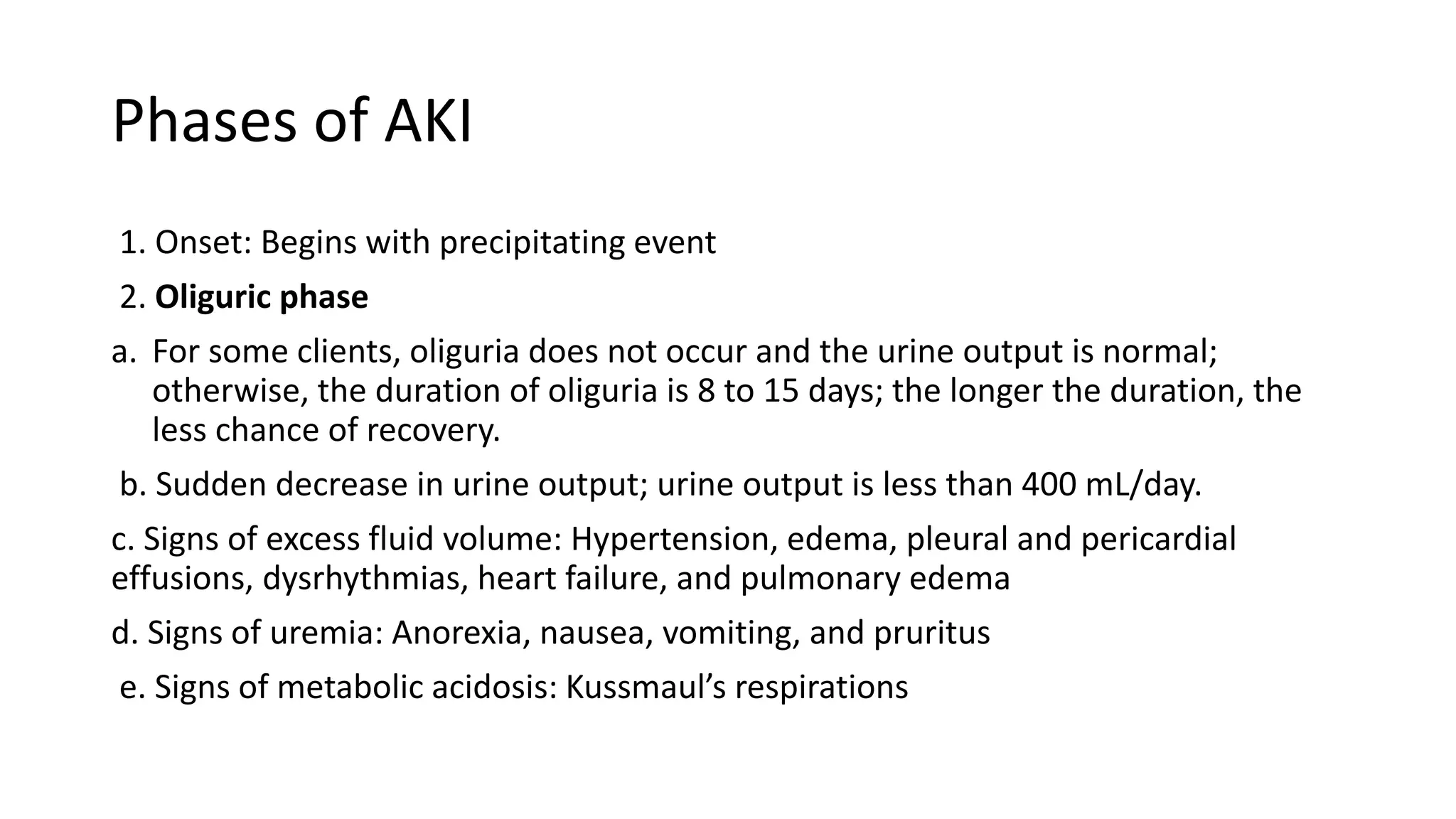 Acute kidney injury | PPTX