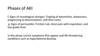 Acute kidney injury | PPTX