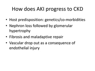 aki acute kidney injury causes pathogenesis clinical features and treatment | PPTX | Medical Health