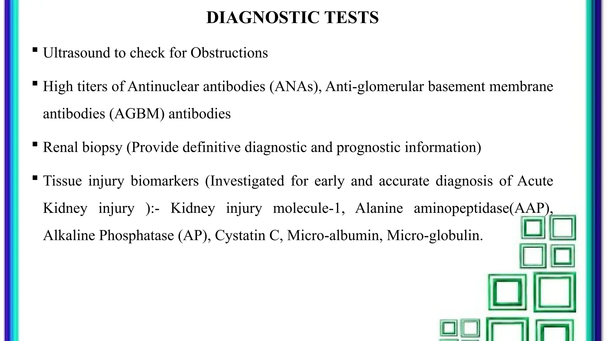 Acute Kidney Injury , diagnosis and investigation.ppt