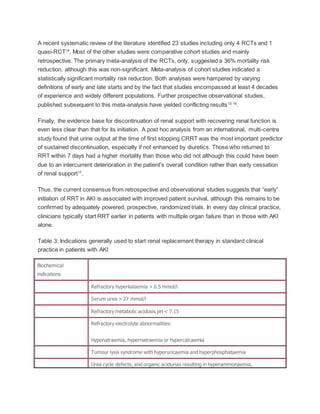 Acute kidney injury asa guidelines | DOCX