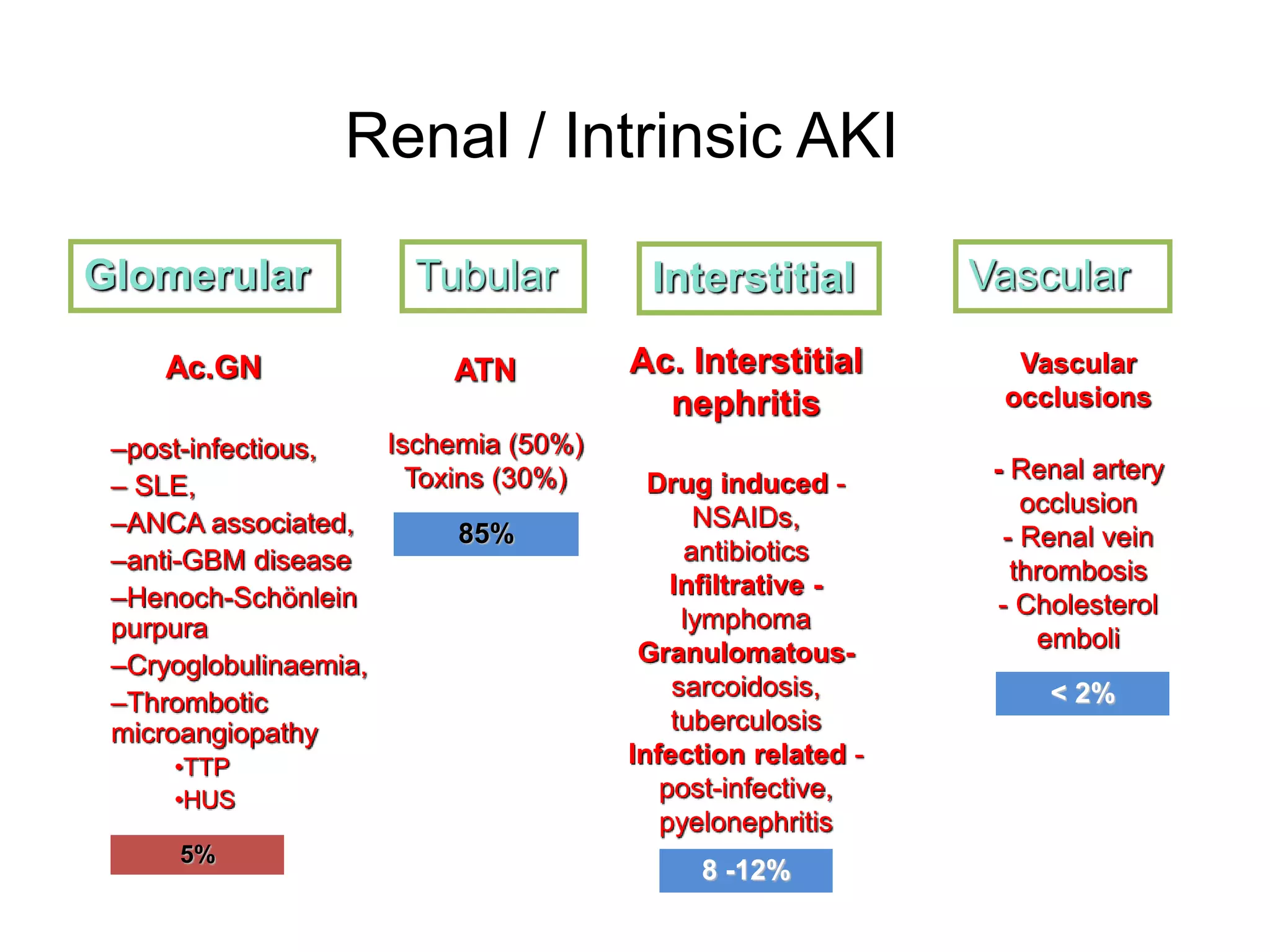 Acute kidney injury defnition, causes, | PPTX