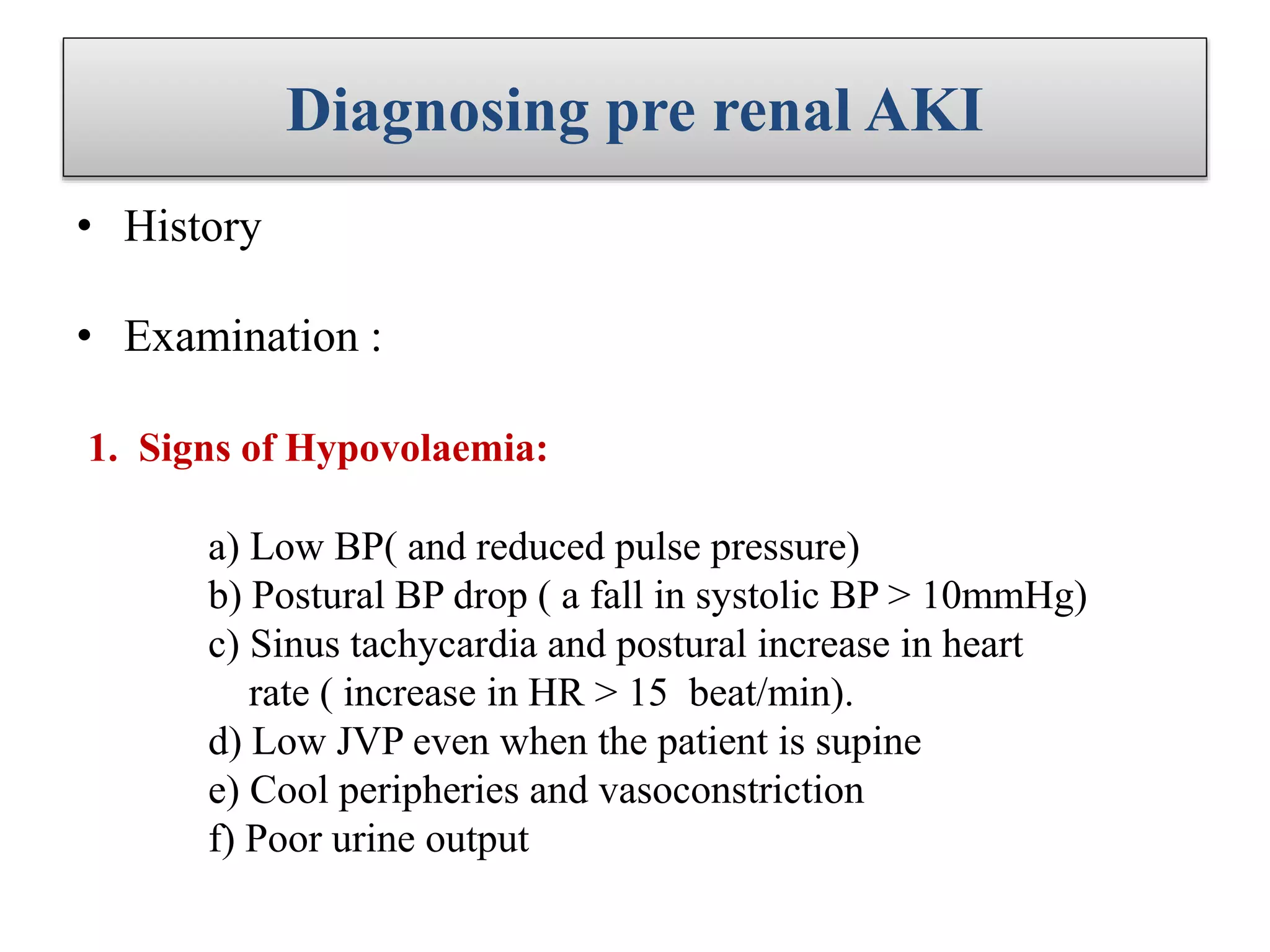 Acute kidney injury (aki) | PPTX