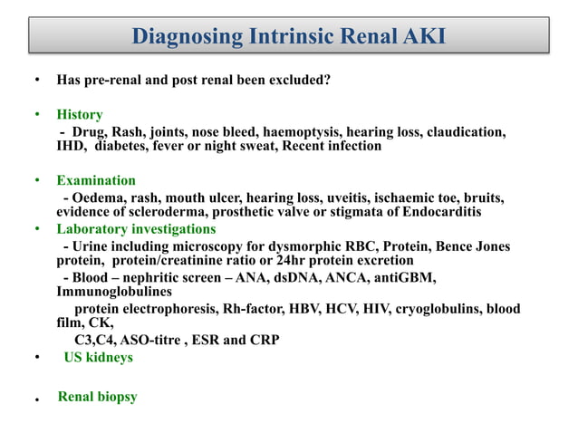 Acute kidney injury (aki) | PPT