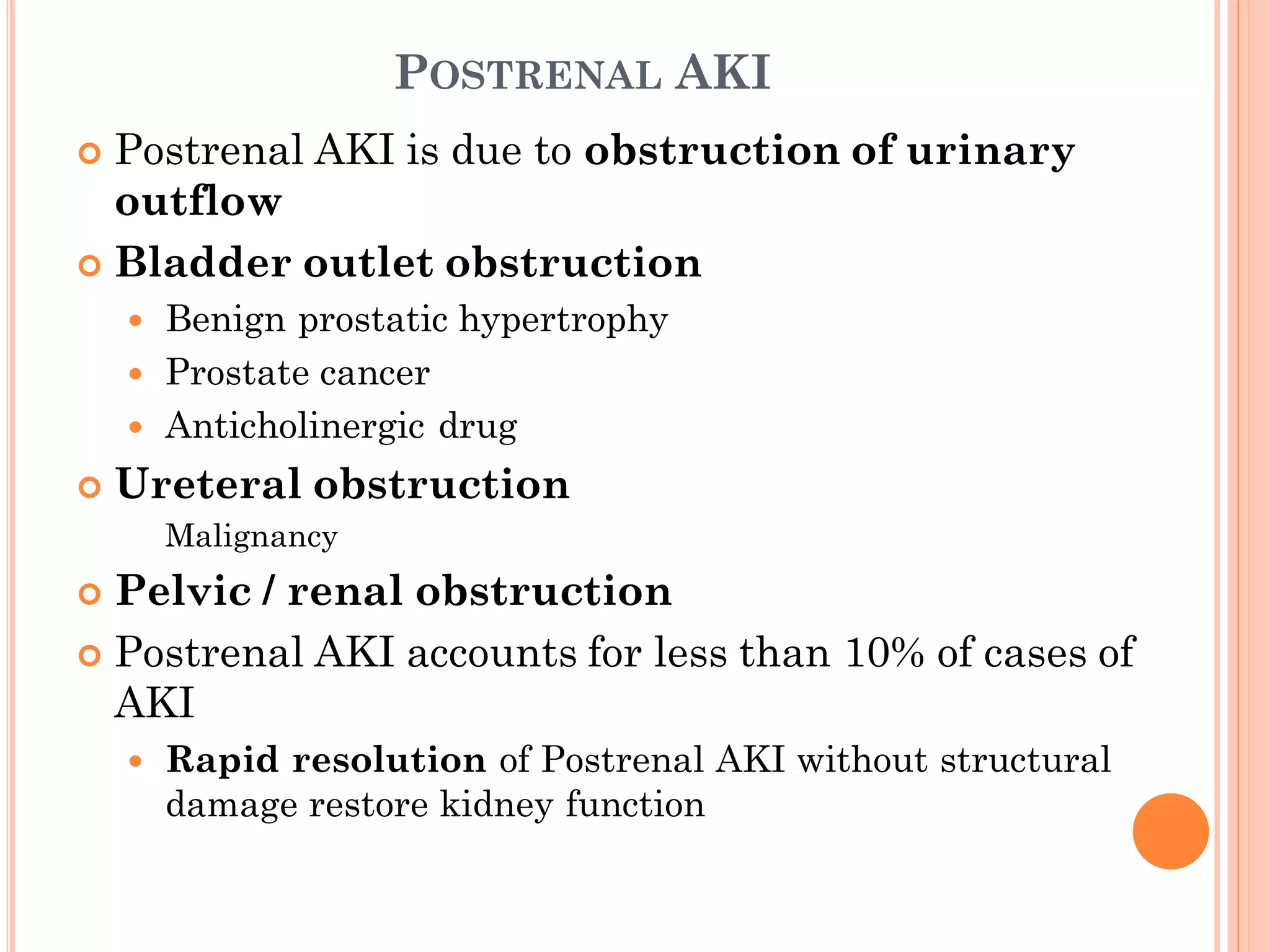Acute kidney injury(AKI) | PDF