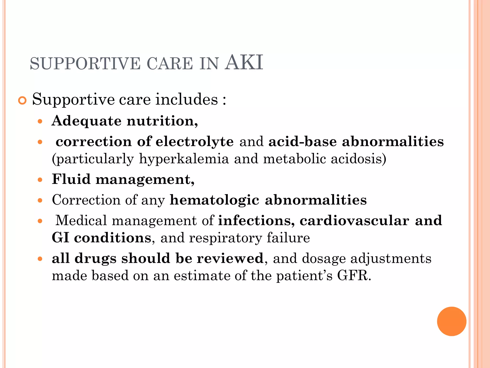 Acute kidney injury(AKI) | PDF