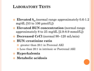 Acute kidney injury(AKI) | PDF