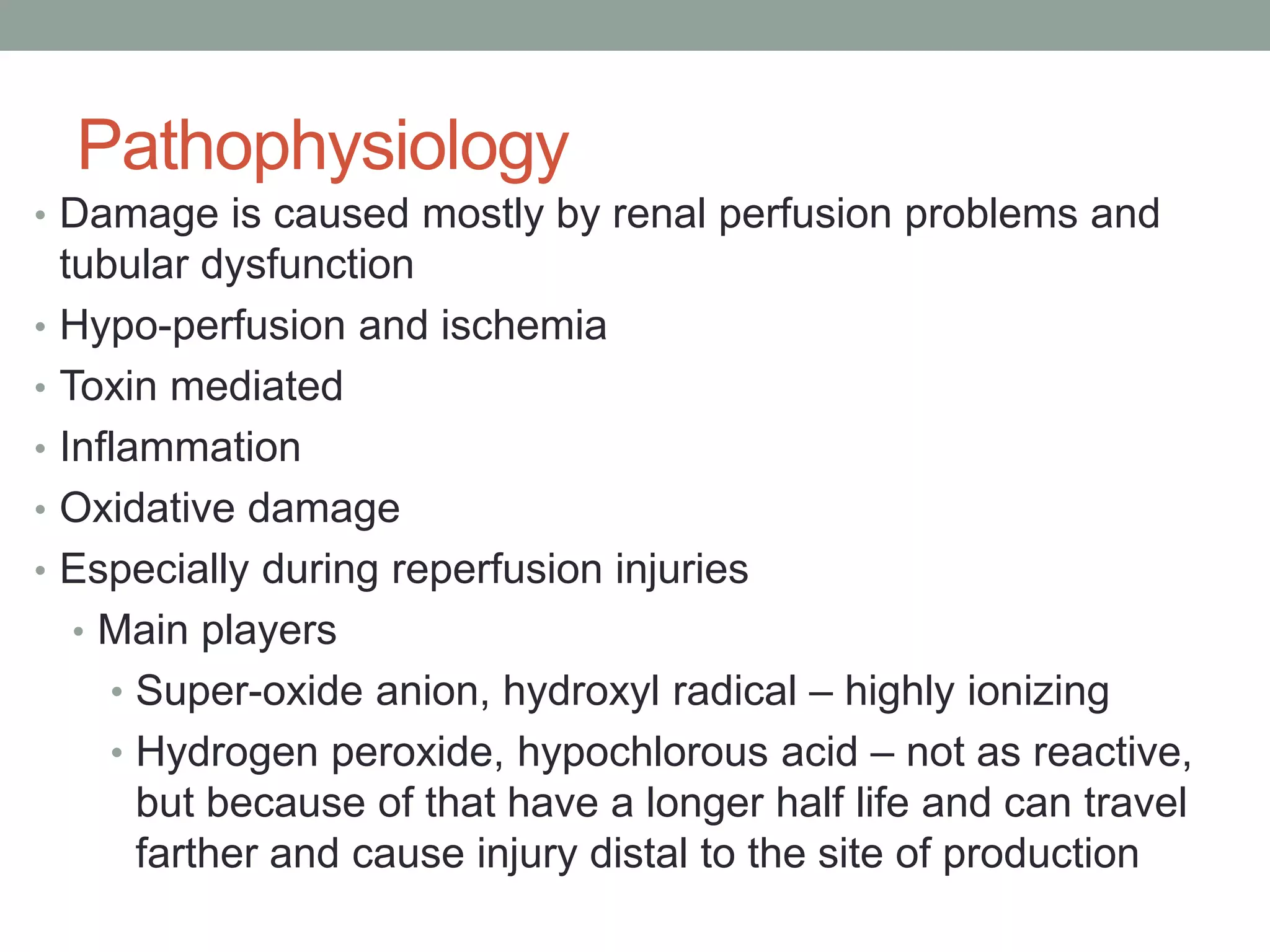 Acute kidney injury by dr babalola | PPTX