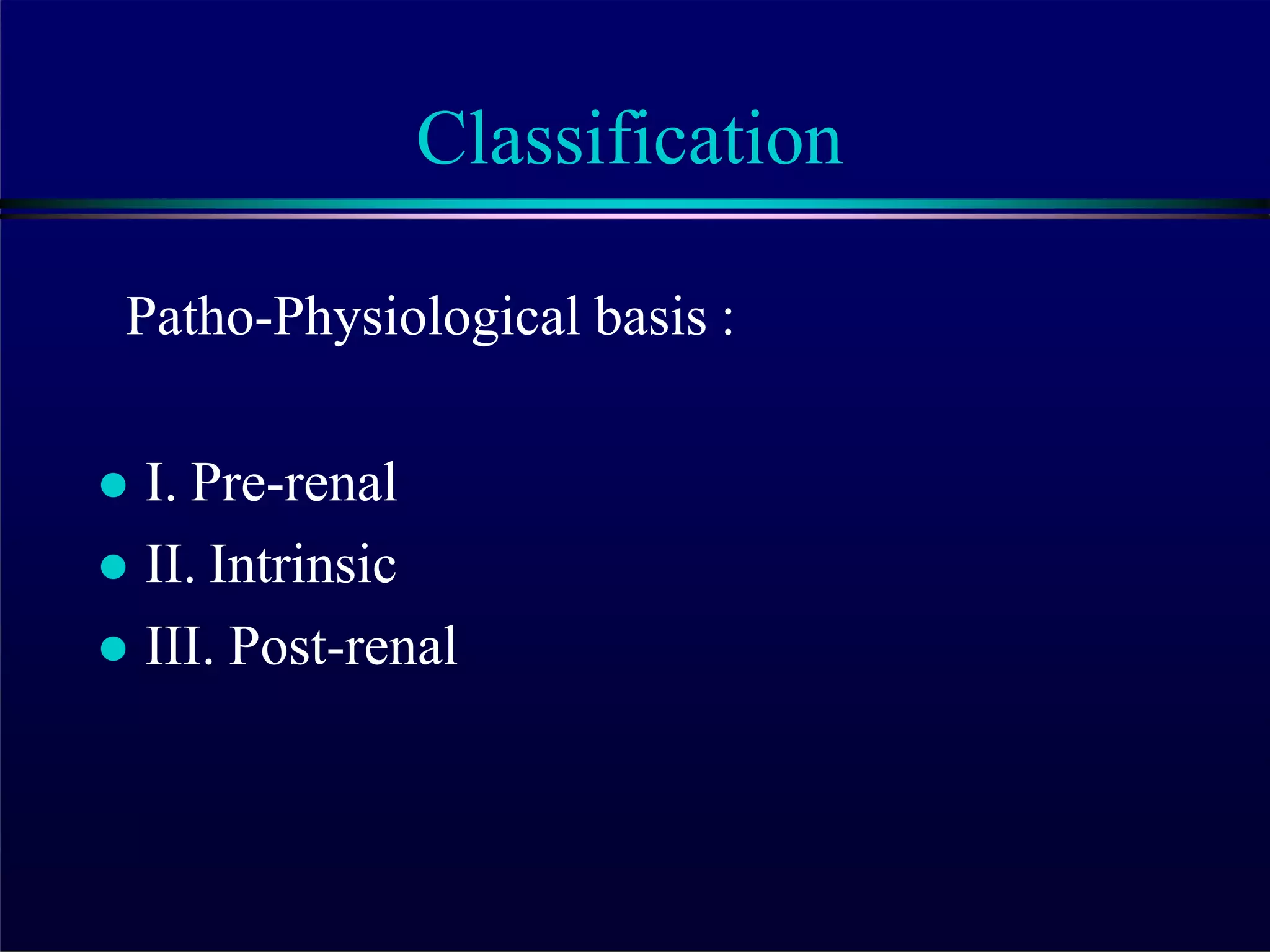 Acute kidney injury | PPTX