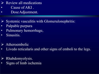 Acute kidney injury | PPTX