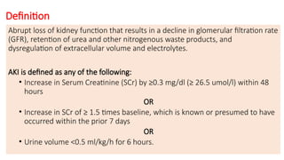 ACUTE KIDNEY INJURY IN CHILDREN. | PPTX
