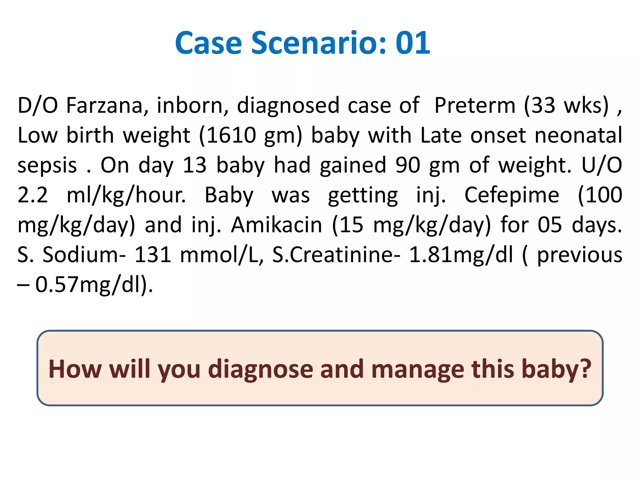 seminar on Acute kidney injury in newborn | PPTX
