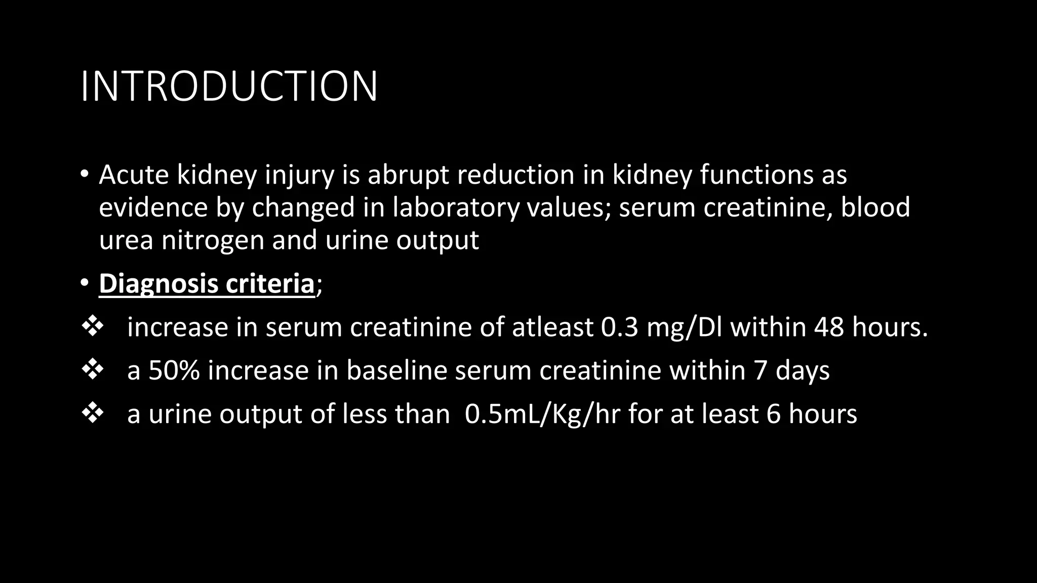 Acute kidney injury pathophysiology | PDF