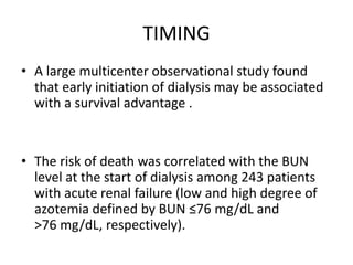 Acute kidney injury | PPTX