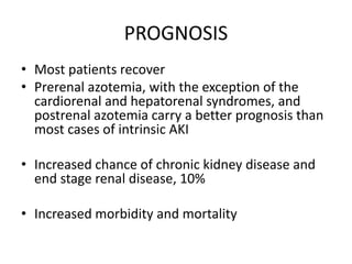 Acute kidney injury | PPTX