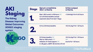 Acute Kidney Injury PowerPoint (OnTheWard.com) | PDF