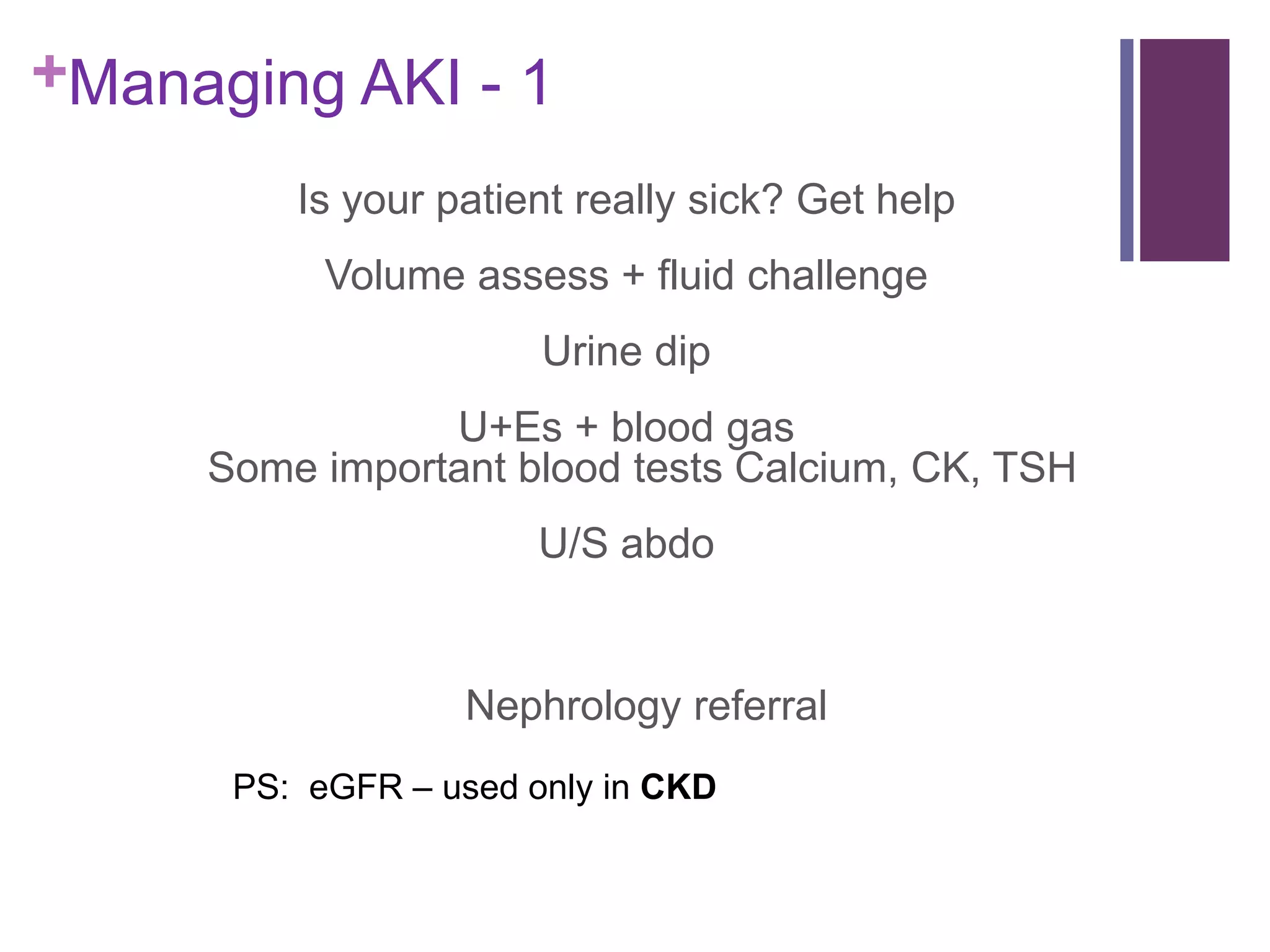 Acute kidney Injury in Intensive Care | PPTX
