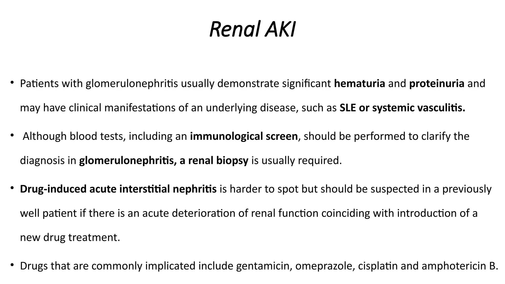 ACUTE KINDEY INJURY presentations mangement | PPTX