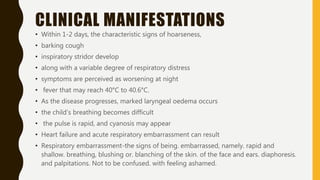 Acute laryngotracheobronchitis bondi | PPTX
