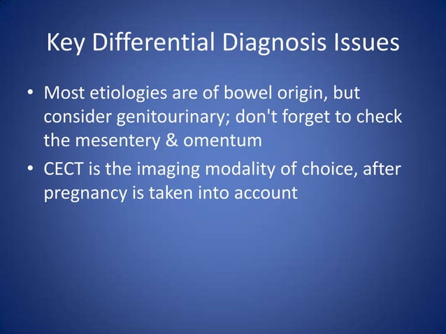 ACUTE LEFT LOWER QUADRANT PAIN | PDF