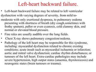 Acute left ventricular failure | PPT