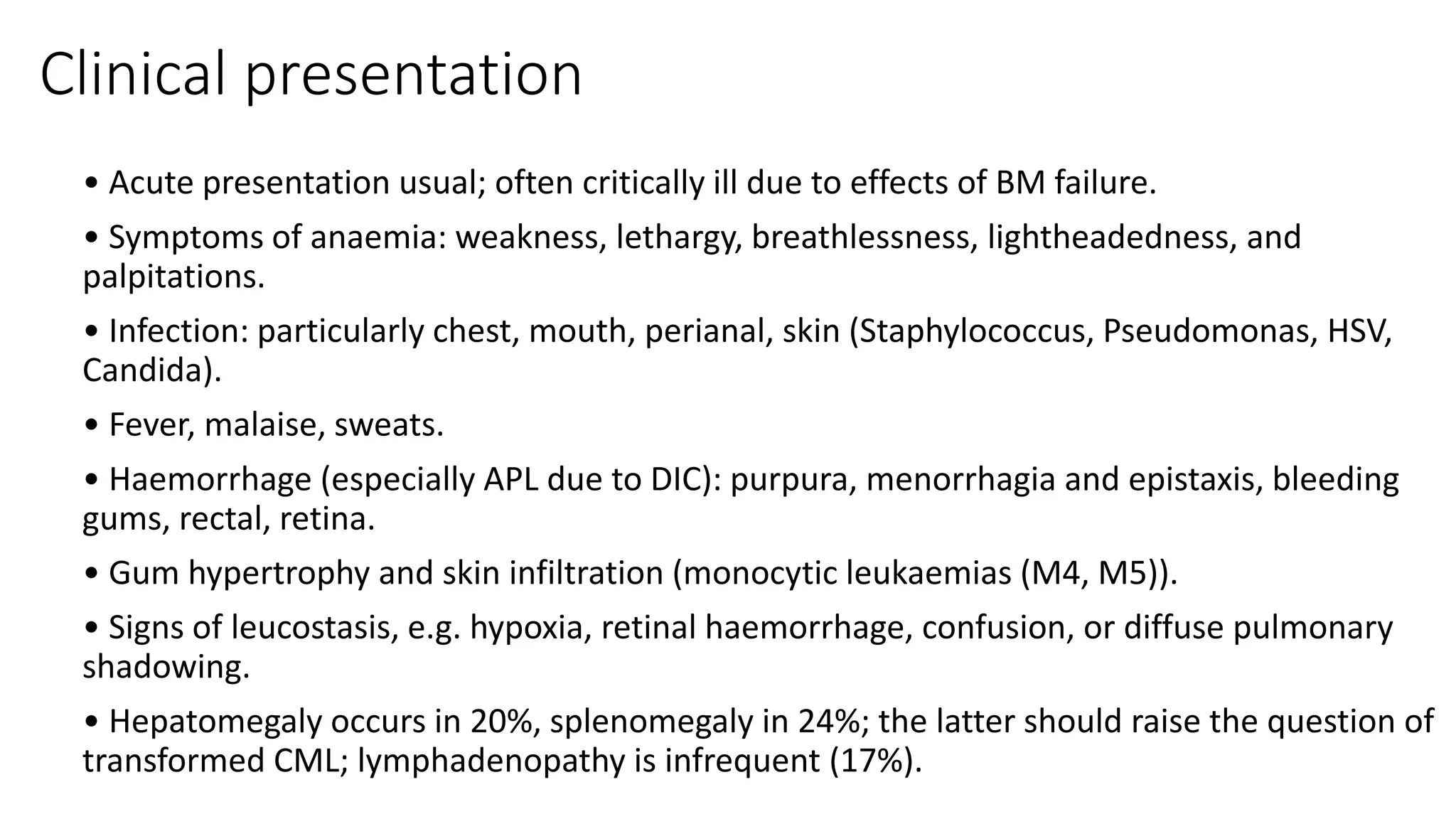 Acute Leukaemia - Most common leukaemia in adults | PPTX