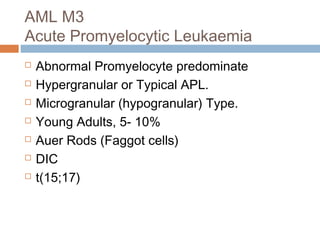 Acute leukaemias classification | PPT