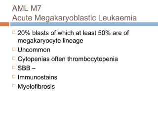 Acute leukaemias classification | PPT