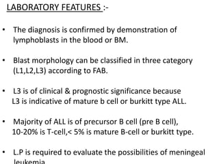 Acute leukemia | PPTX