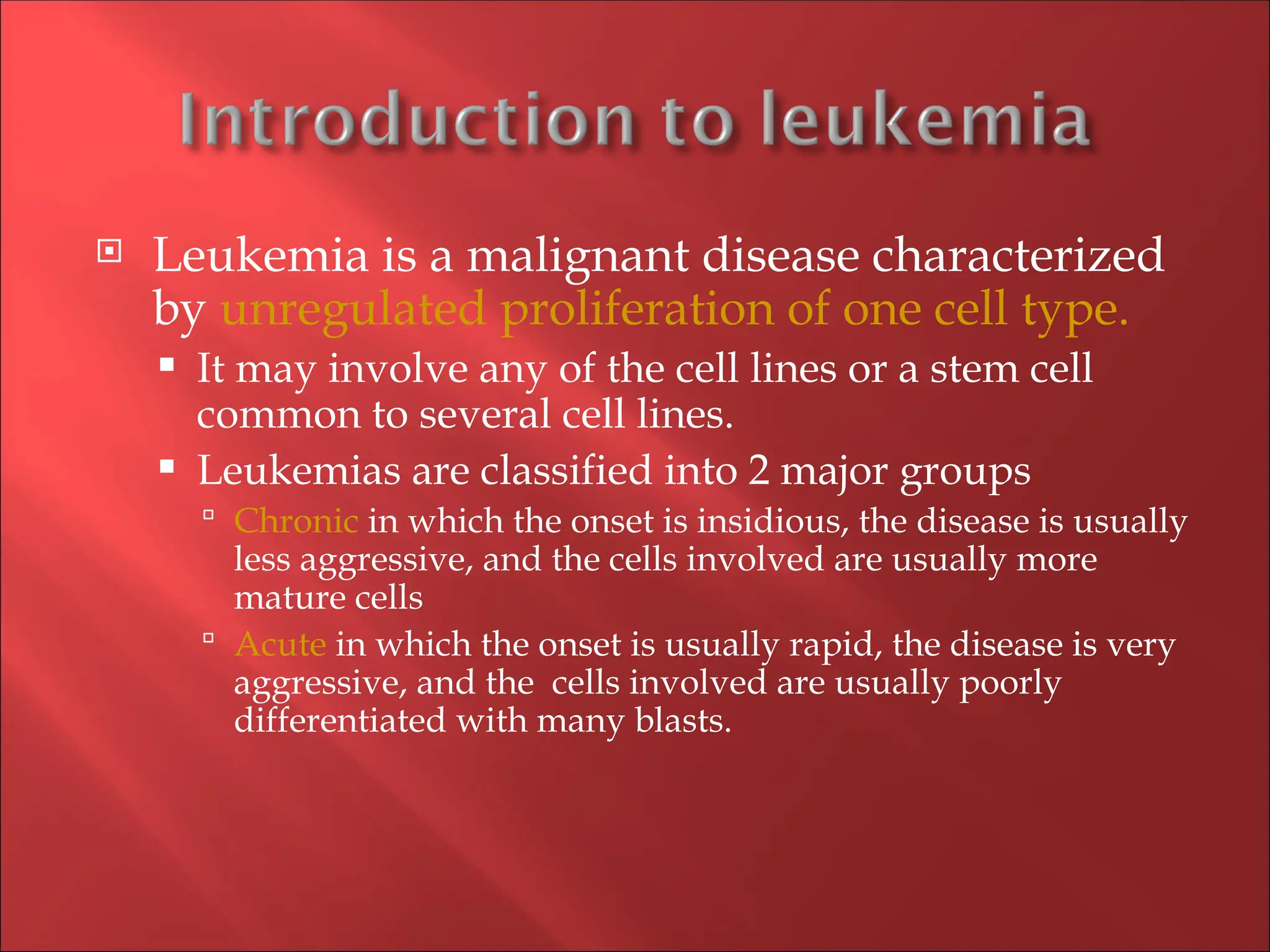 Acute leukemia-acute leukemia Irina.ppt