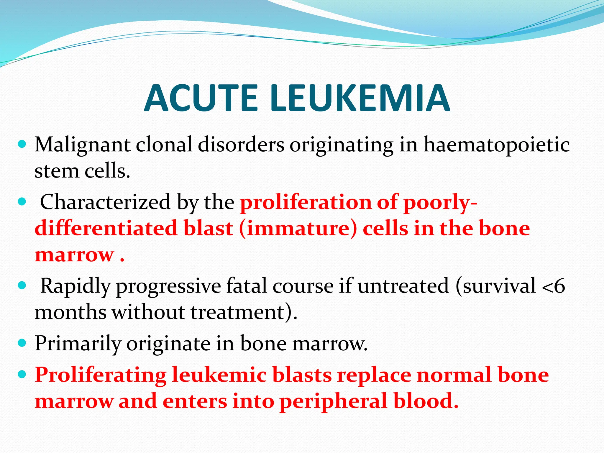 ACUTE LEUKEMIA CME FINAL............pptx